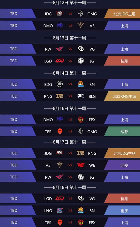 lol夏季赛2019什么时候开打_LPL夏季赛2019赛程表_3DM网游