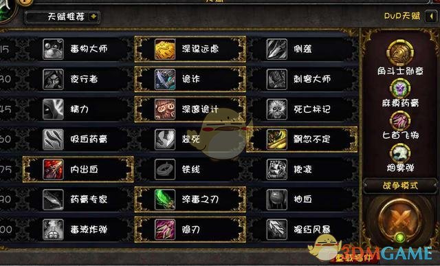 天赋装备_魔兽世界8.2刺杀贼怎么玩_wow8.2盗贼PVE玩法攻略_3DM网游